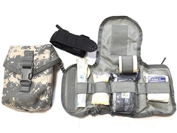 米軍実物 IFAK ACU ファーストエイドキット ポーチ 止血帯 セット 陸軍 ARMY | ミリタリー琉球