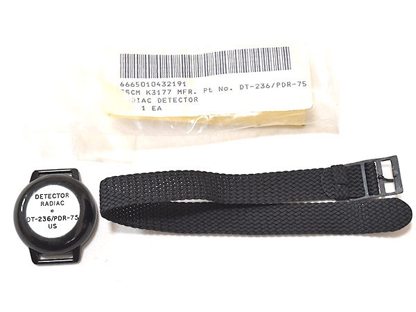 米軍実物 RADIAC DETECTOR DT236/PDR-75 放射能 測定 リストバンド 陸軍 海兵隊 特殊部隊 | ミリタリー琉球