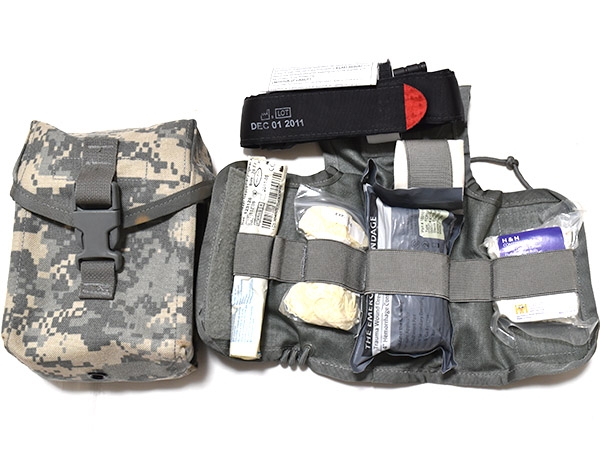 米軍実物 IFAK ACU ファーストエイドキット ポーチ 止血帯 セット 陸軍 ARMY | ミリタリー琉球