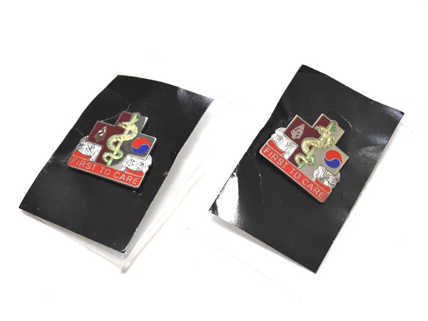 米軍実物 ARMY 陸軍 14th Field Hospital 第14野戦病院 クレスト ピンバッジ | ミリタリー琉球