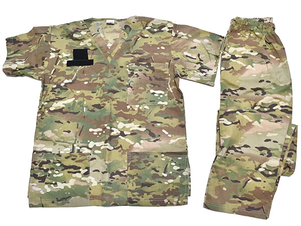 米軍実物 ARMY SCRUB メディカルシャツ パンツ セット マルチカム 看護師 衛生兵 M 陸軍 | ミリタリー琉球